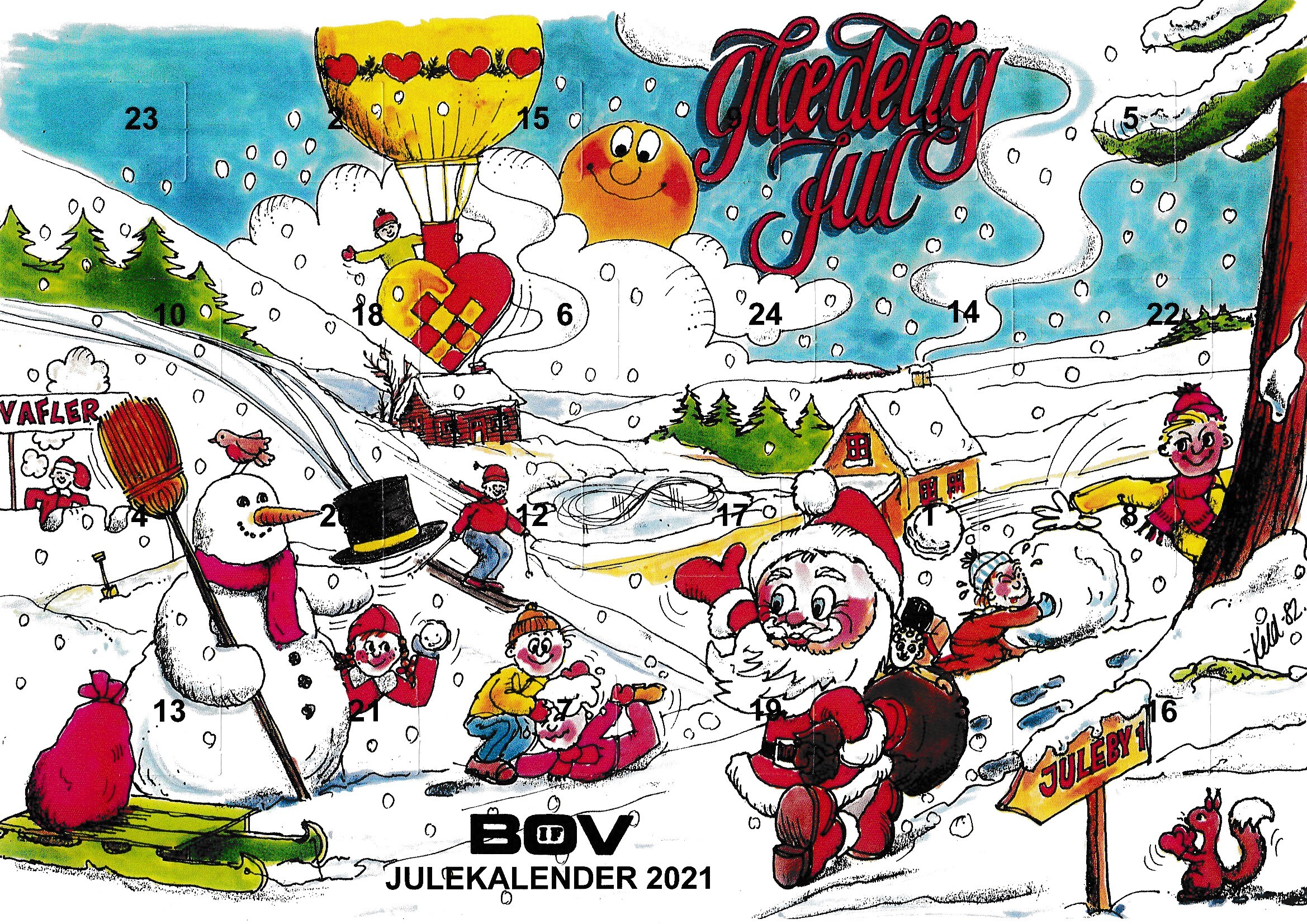 Julekalender 2021 - Bov IF Hovedforening