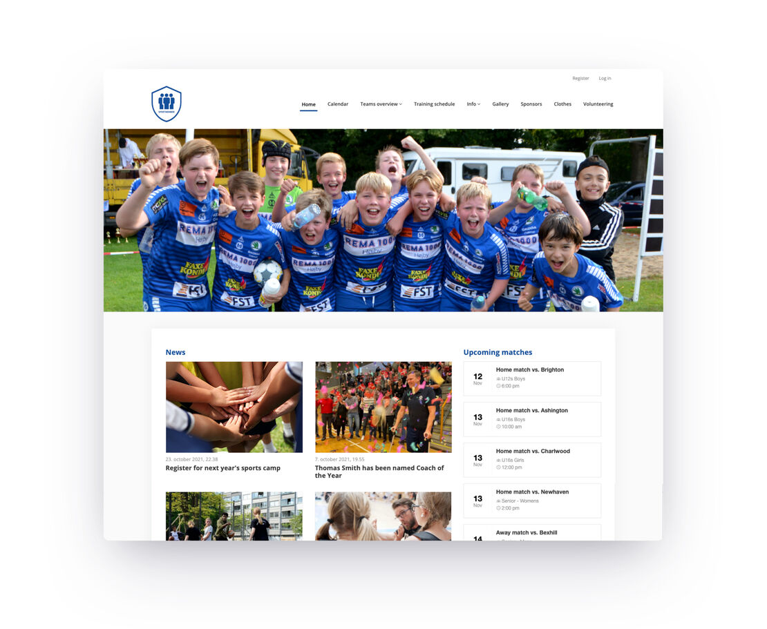 SportMember - Free Online Member System For Team & Club